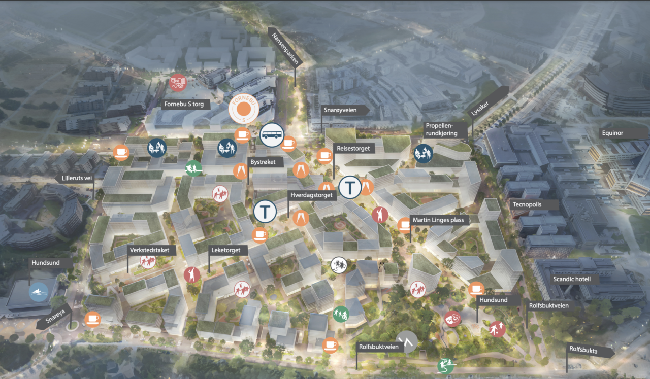 Ett skritt nærmere by på Fornebu - Ditt FBU