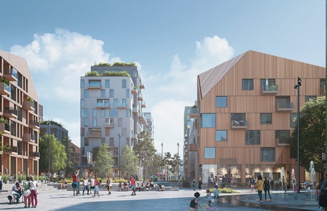 Fornebu før og nå!